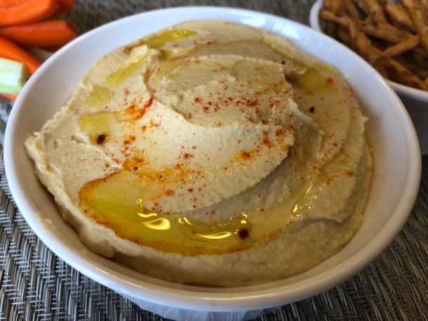 Hummus {super simple recipe in the Ninja Chef blender}